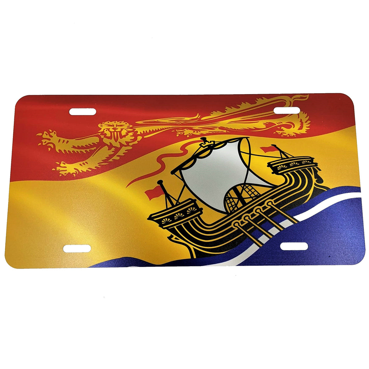 New Brunswick Flag Metal License Plate – NBM Boutique MNB